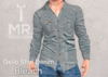 Second Life Marketplace - MR. SUNBORNE Geilo Shirt Denim Bleach